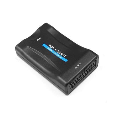 Vga del interruptor de Digitaces a la caja del convertidor de Scart, convertidor lleno del Vga Scart de HD para la TV
