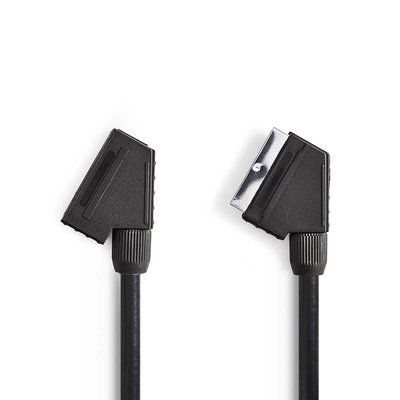 Cable video de Scart del adaptador del coaxil de 21 Pin, varón al cable de extensión femenino de Scart