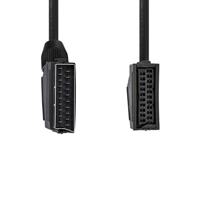 Cable video de Scart del adaptador del coaxil de 21 Pin, varón al cable de extensión femenino de Scart