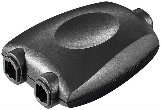 Adaptador negro del cable de TOSLINK, OEM del divisor del Toslink digital/ODM audios