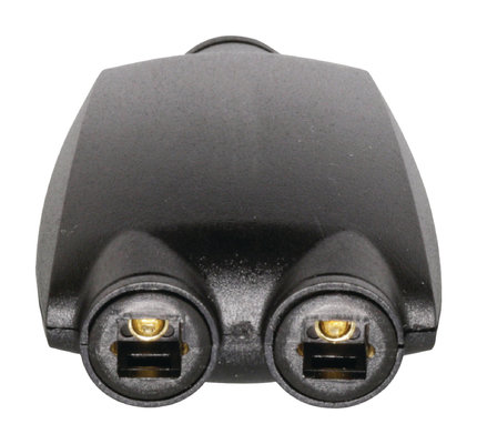 Adaptador negro del cable de TOSLINK, OEM del divisor del Toslink digital/ODM audios