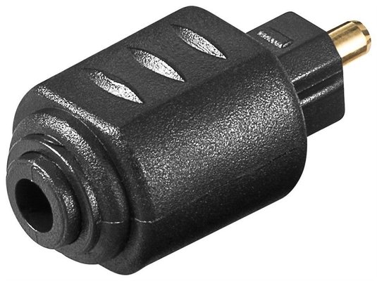 Fibra óptica TOSLINK del adaptador del cable de Digitaces TOSLINK hasta el mini conector de 3.5m m