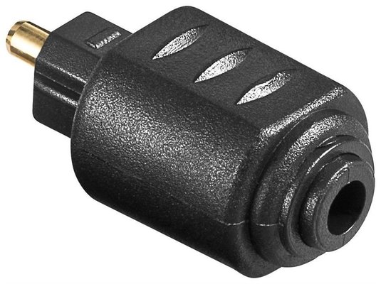 Fibra óptica TOSLINK del adaptador del cable de Digitaces TOSLINK hasta el mini conector de 3.5m m
