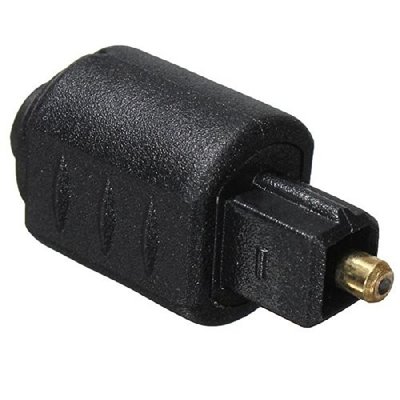 Fibra óptica TOSLINK del adaptador del cable de Digitaces TOSLINK hasta el mini conector de 3.5m m
