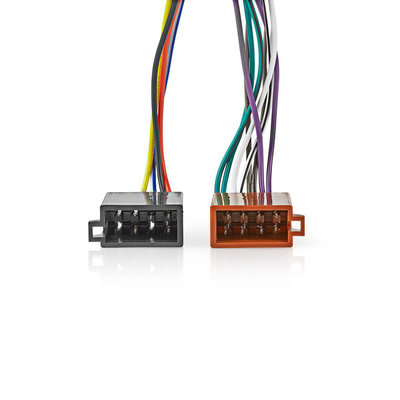 Haz de cables de la radio de coche de 16 conectores pin, larga vida de la haz de cables de Kenwood