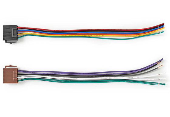 Adaptador universal del cable del estándar ISO del enchufe de la haz de cables de la radio de coche del conector