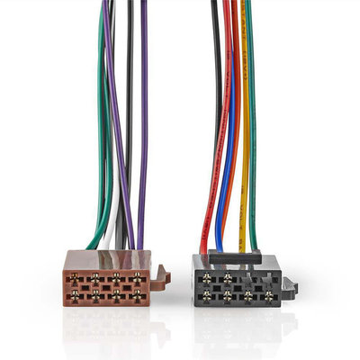 Adaptador universal del cable del estándar ISO del enchufe de la haz de cables de la radio de coche del conector