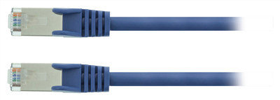 Gato 5e SF del cable de la red de Ethernet de 26 AWG/color azul los 2m del cordón de remiendo de UTP RJ45