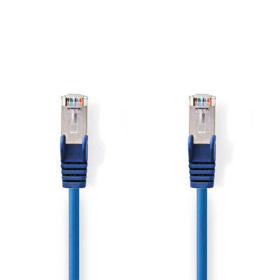 Gato 5e SF del cable de la red de Ethernet de 26 AWG/color azul los 2m del cordón de remiendo de UTP RJ45