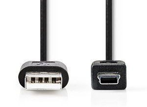 Varón del cable del vínculo del Usb de 480 Mbps al cable de carga del mini poder de 5 Pin para GoPro HERO3