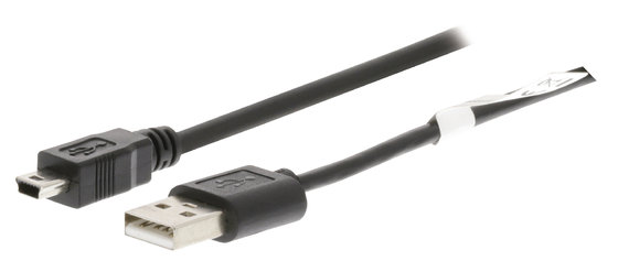 Varón del cable del vínculo del Usb de 480 Mbps al cable de carga del mini poder de 5 Pin para GoPro HERO3