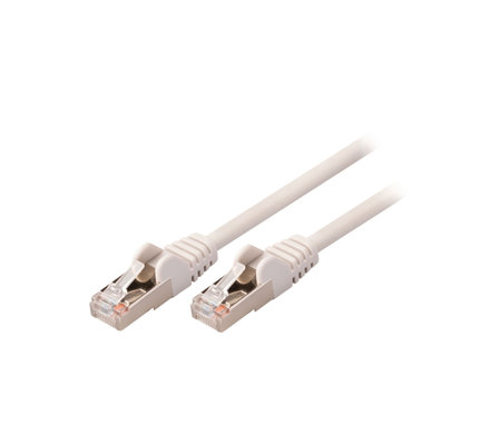 Cordón de remiendo gris de la red de la longitud del cable de Ethernet de CAT5e STP RJ45 8P8C el 1.5m