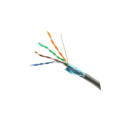 Cordón de remiendo gris de la red de la longitud del cable de Ethernet de CAT5e STP RJ45 8P8C el 1.5m