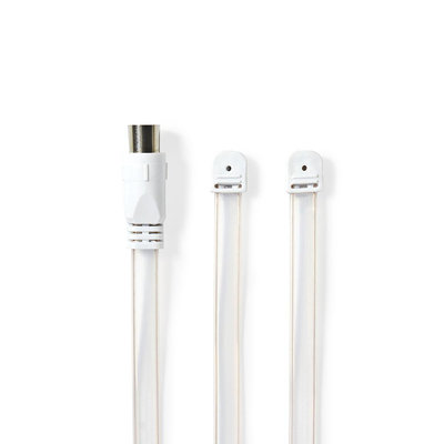FM Antenna Radio Cable With Female Coax Connector , Indoor & Outdoor Coaxial Cable