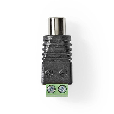 Video Connector Balun Phono Terminal Block Adapter RCA Female To Male Teiminal Plug