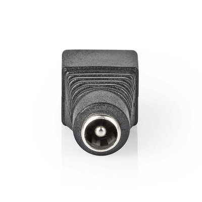 Adaptador masculino negro de DC al alambre terminal de 2 Pin para la cámara CCTV de la iluminación del LED