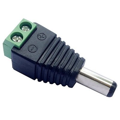 Adaptador Jack masculino del bloque de terminales del enchufe de DC para atar con alambre el adaptador del conector para las tiras del LED