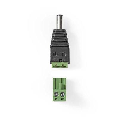 Adaptador Jack masculino del bloque de terminales del enchufe de DC para atar con alambre el adaptador del conector para las tiras del LED