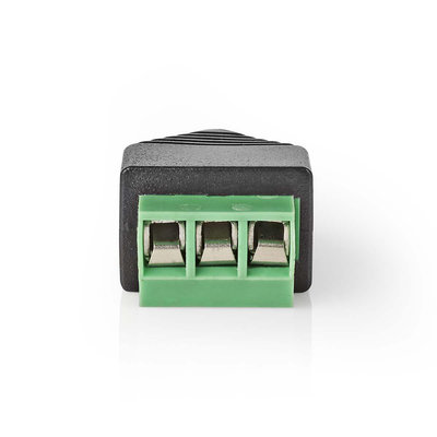 Adaptador 3.5m m Jack masculino del bloque de terminales de Solderless al adaptador del alambre del terminal 3 para el micrófono estéreo