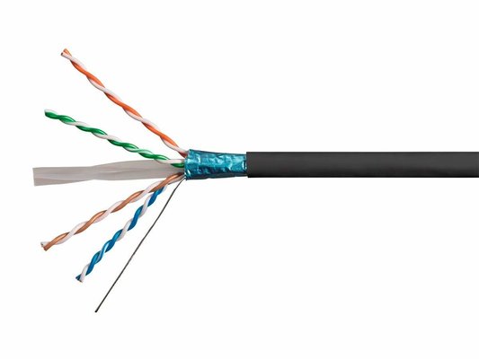 Cable de Ethernet frustrado y protegido impermeable de STP Cat6 el 1000ft en bulto