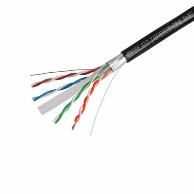 23 datos sólidos de la red del AWG que telegrafían pares frustrados del alambre de Ethernet de Cat6 FTP 4