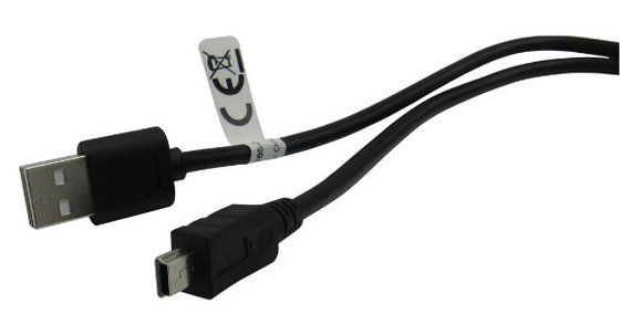 Mini 2 Al actualizado del cable del Usb a del enchufe de 5 Pin - trenzado del magnesio para la carga de los datos del uso del ordenador