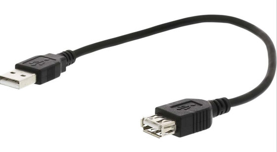 Syncing flexible actualizado y el vínculo de carga del USB telegrafían a un varón a un zócalo femenino del enchufe