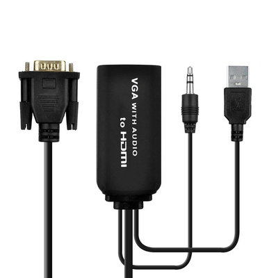 Un Vga del diseño de la manera al cordón de Hdmi con USB y el cable de audio 1080P de alta resolución