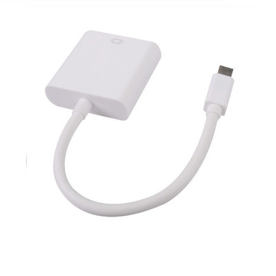 Mini varón de Displayport al cable redondo femenino 1080P de alta resolución de VGA