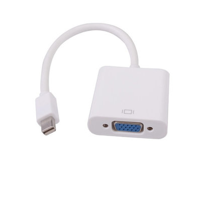 Mini varón de Displayport al cable redondo femenino 1080P de alta resolución de VGA