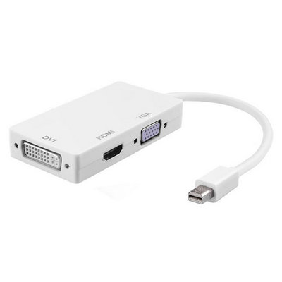 High Speed Mini Displayport Converter Cable Male To DVI / VGA / HDMI Female Output
