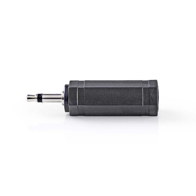 Enchufe masculino estéreo del conector 3.5m m mono al negro del cable de audio del zócalo de 3,5 hembras