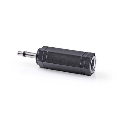 Durable Stereo Audio Jack Adapter 3.5mm Mono Male To 6.35mm Female Socket