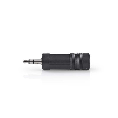 El níquel/el oro plateó al varón al conector estéreo del adaptador hembra 3.5m m hasta el zócalo del estéreo de 6.35m m