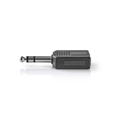 6.35m m mono al conector estéreo masculino de Jack del adaptador estéreo a 2 x 6,35 zócalos