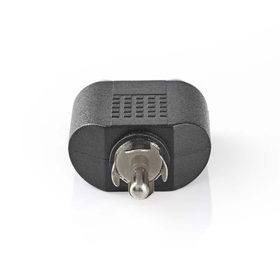 Adaptador del divisor de Phono Y mono al enchufe masculino de RCA del adaptador estéreo - zócalos de la hembra de 2x RCA