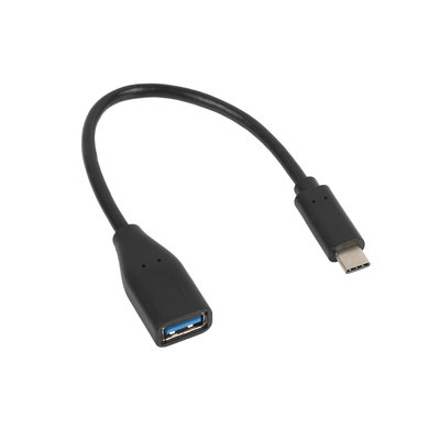 Usb C a USB un cable femenino del vínculo de la extensión USB, cable los 0.2m del Usb 3 para los datos