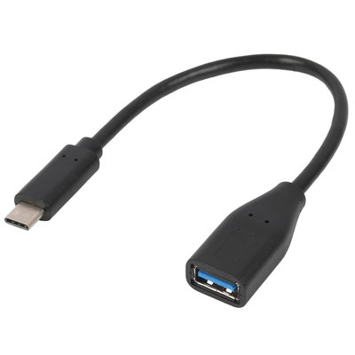 Usb C a USB un cable femenino del vínculo de la extensión USB, cable los 0.2m del Usb 3 para los datos