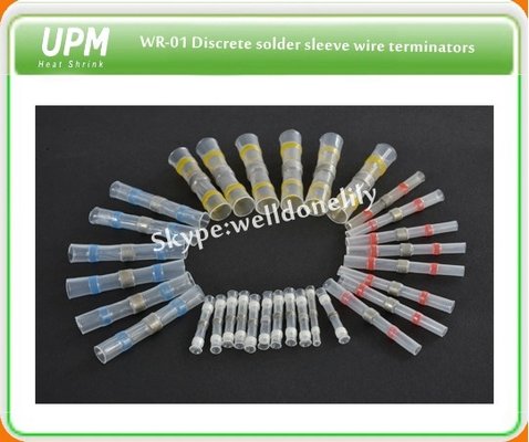 Heat shrinkable connector WR-01 Discrete Solder Sleeve Wire Terminators(Shield Terminators