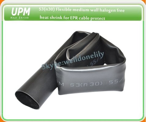 S3(n30) Medium Wall Halogen Free Heat Shrink Tube for EPR cable protect