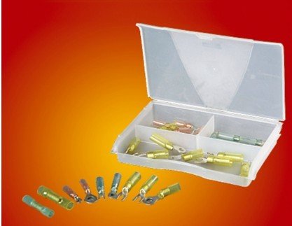 Wr-02 HDPE heat shrinkable butt splice connector for wire connection protection RoHS compl