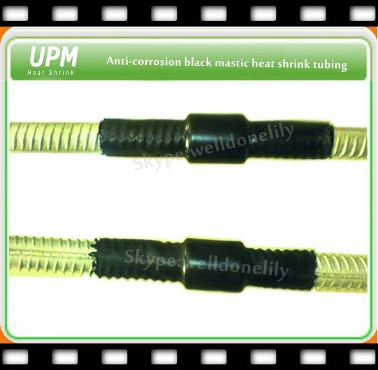 S3(c) HDPE Dual Wall Anti-corrosion Black Mastic Heat Shrink Tube