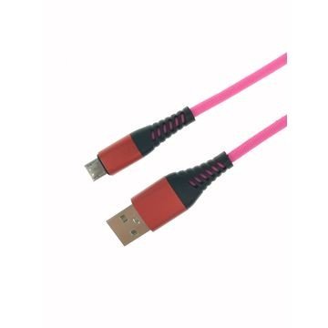 2A Colorful Rainbow Braid USB Data Line USB Charging Cable For Micro Lightning Type C