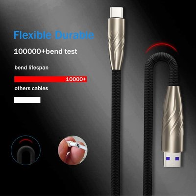 6.6Ft/2.0m 5A USB A to USB-C Fast Charging Data Cable Compatible with Huawei P20 P30 Mate 20 Lite Pro LG and More