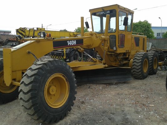 185hp CAT Used Motor Grader Caterpillar 140H motor grader with ripper