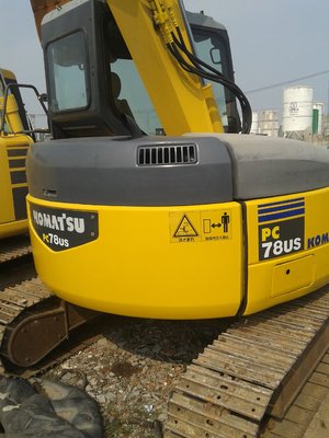 8 ton komatsu excavator Used komatsu PC78US-6 excavator 0.3 cbm capacity