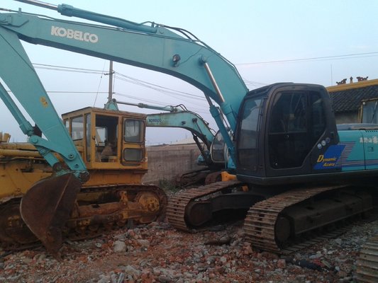 Used Kobelco Excavator SK200 1.0 Cbm Capacity , 2nd Hand Excavators