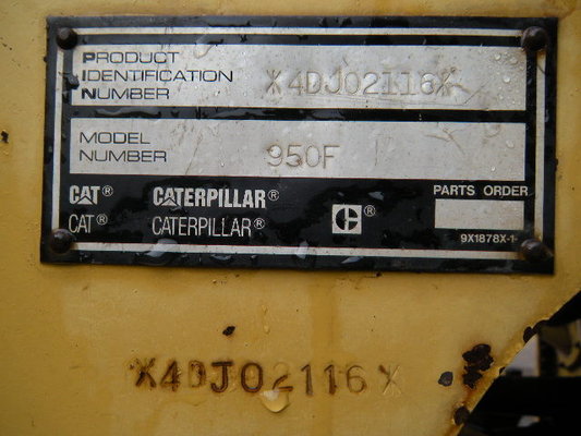 New Painting Front End Bucket Loader Caterpillar 950F Year 1996 Used 6717 Hours