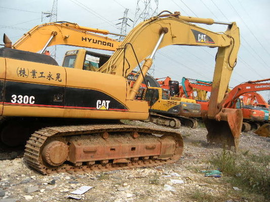 used Caterpillar 330C excavator made in 2007 used 6267 hours 2.0cbm capacity