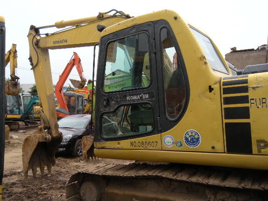 used Komatsu PC120-6E excavator year 2008 0.6cbm capacity 12 ton 6696hours
